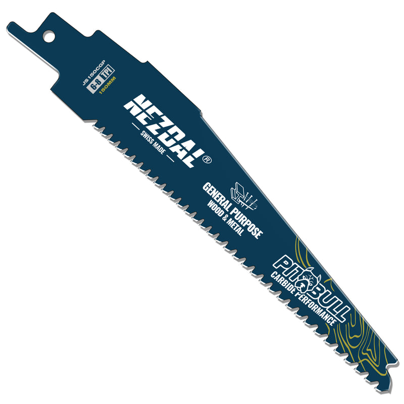 Multi-Material | Tre & Metall | 150mm | 50X levetid | Carbide Performa ...