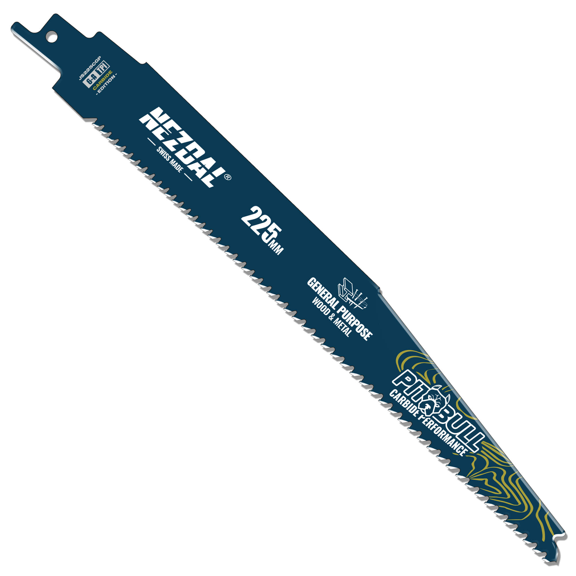 Multi-Material | Tre & Metall | 225mm | 50X levetid | Carbide Performa ...